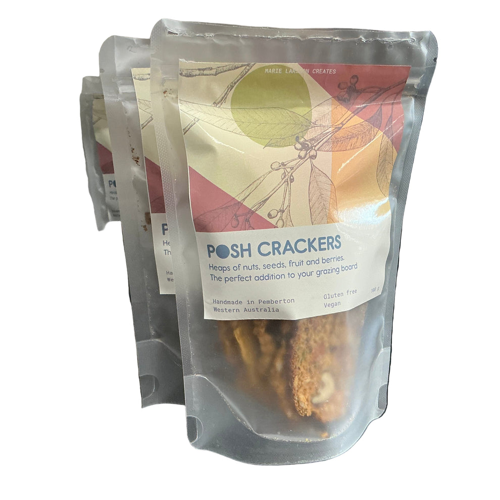 Marie Larsson Posh Crackers – The Naked Pantry